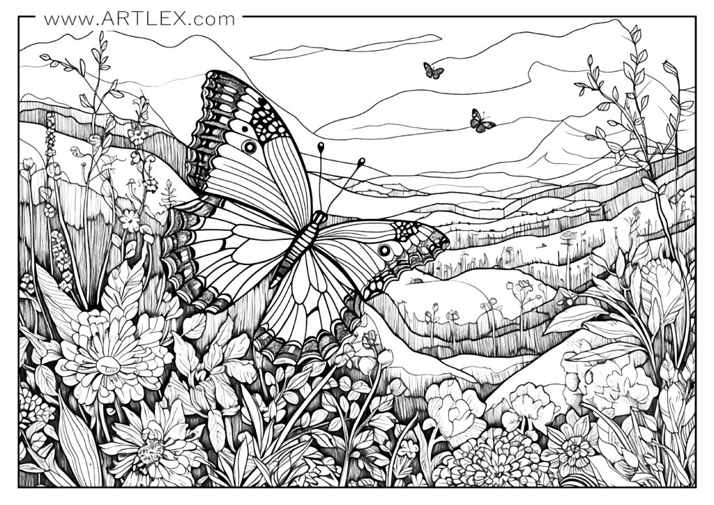 16 Best Butterfly Coloring Pages Free Printable Artlex